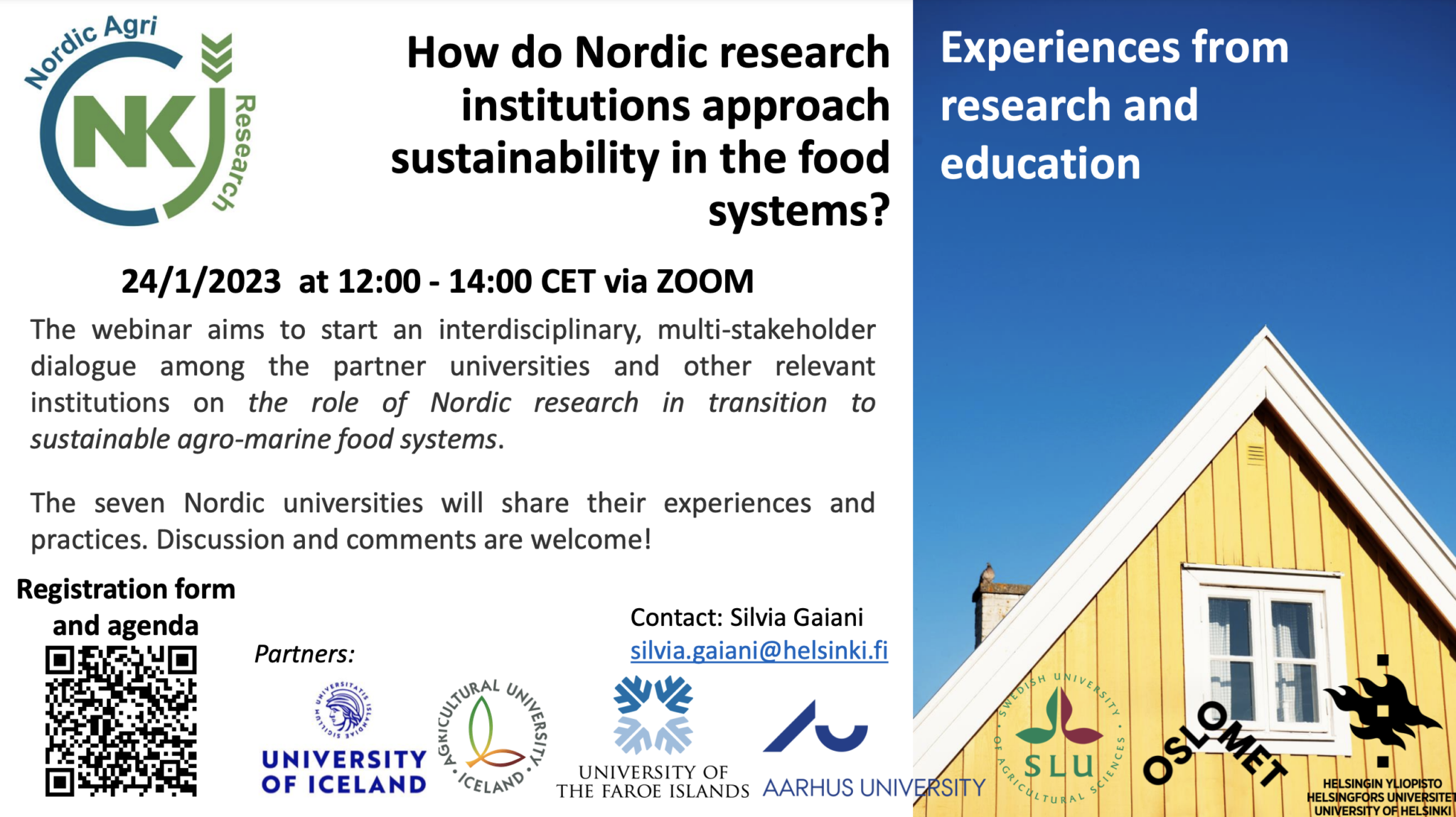 Join the webinar on sustainable food systems – The Nordic Joint ...